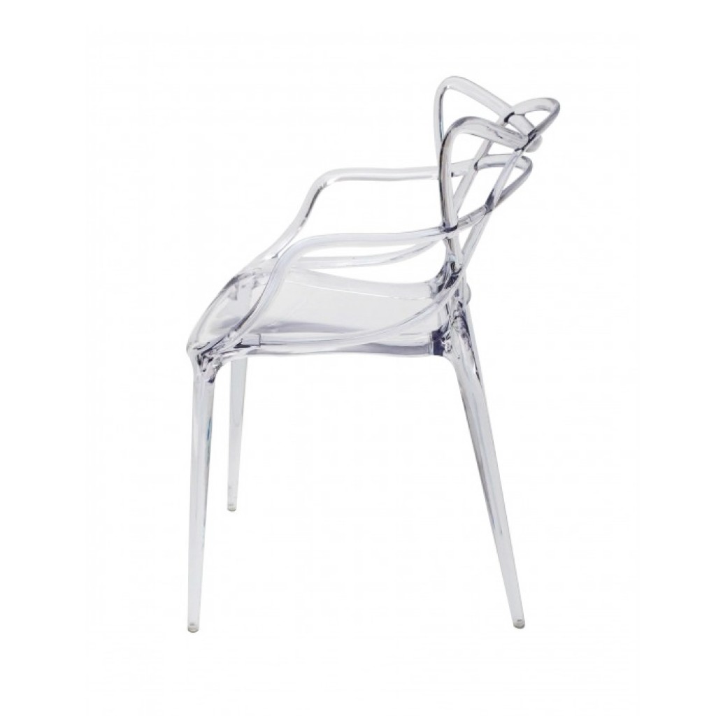 SCAUN DINING MAESTRO PLASTIC TRANSPARENT | Arnstore