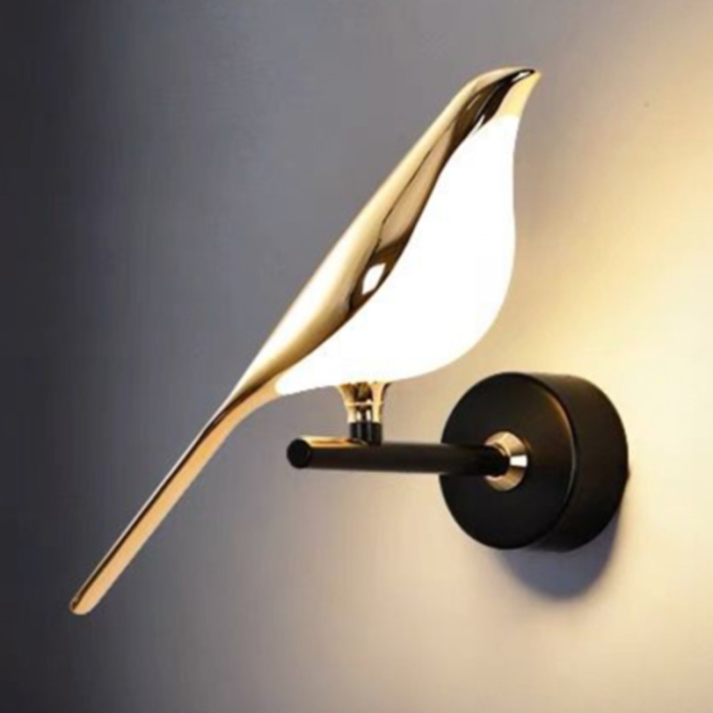 LAMPA DE PERETE BIRDIE AURIU + NEGRU | Arnstore